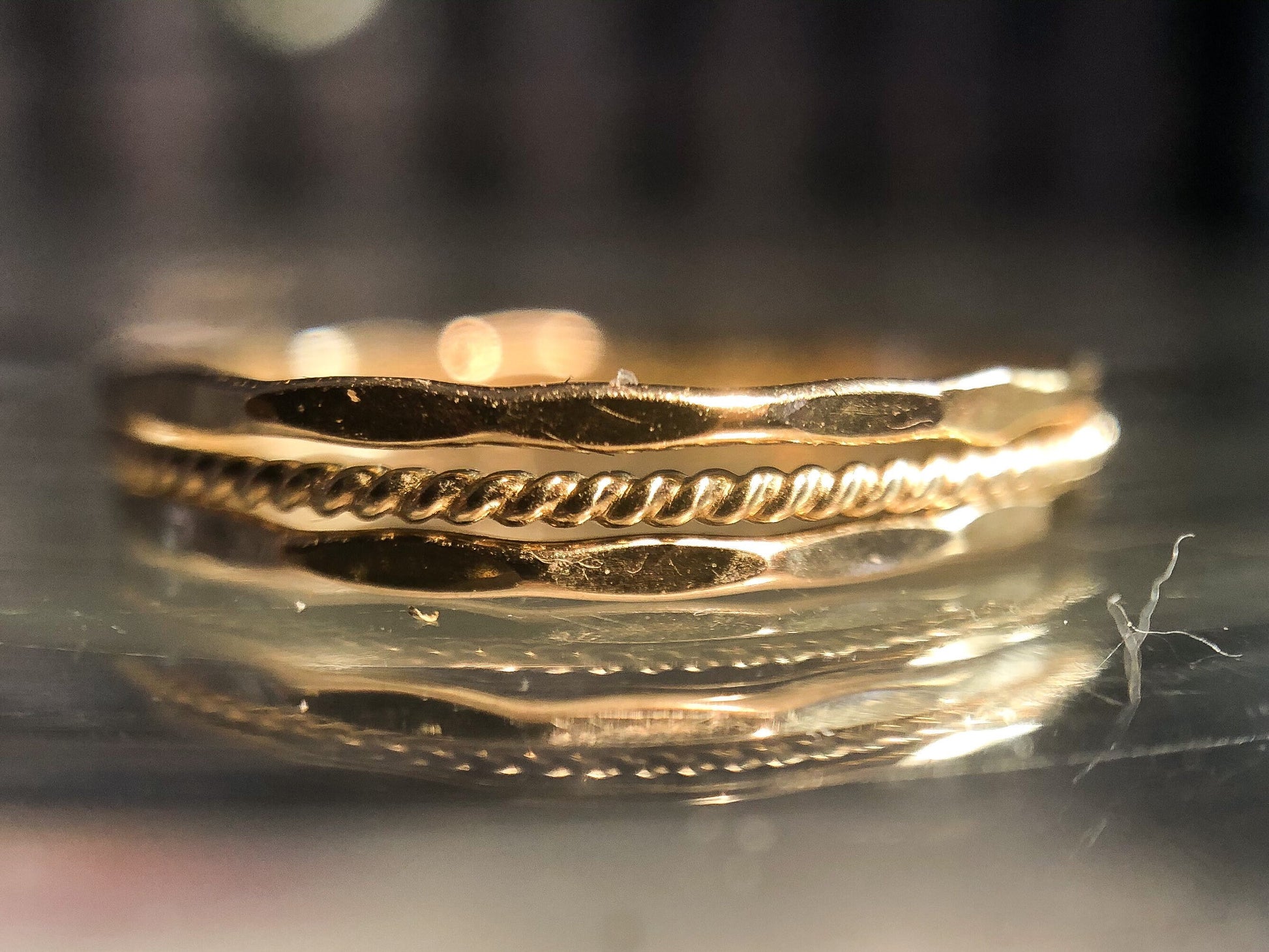 SET A 14k Gold Filled Stack Ring Set , Rose Gold Ring, Silver rings ...