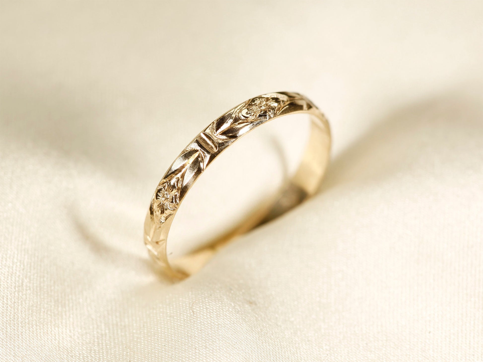 14K Yellow SOLID gold ring, Pattern ring, 600971 ring Width--2.8mm ...